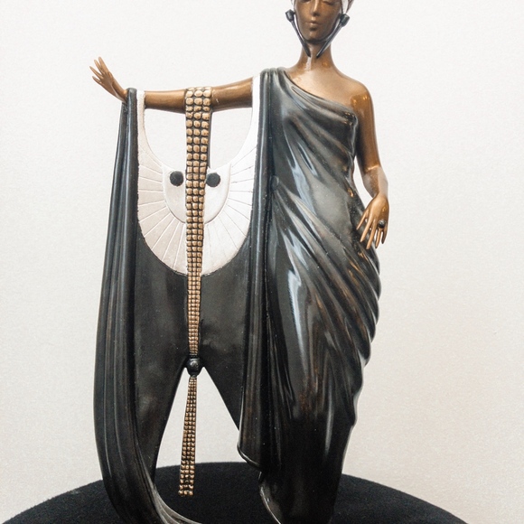 Erte | Art | Erte Sophisticated Lady Bronze Sculpture | Poshmark